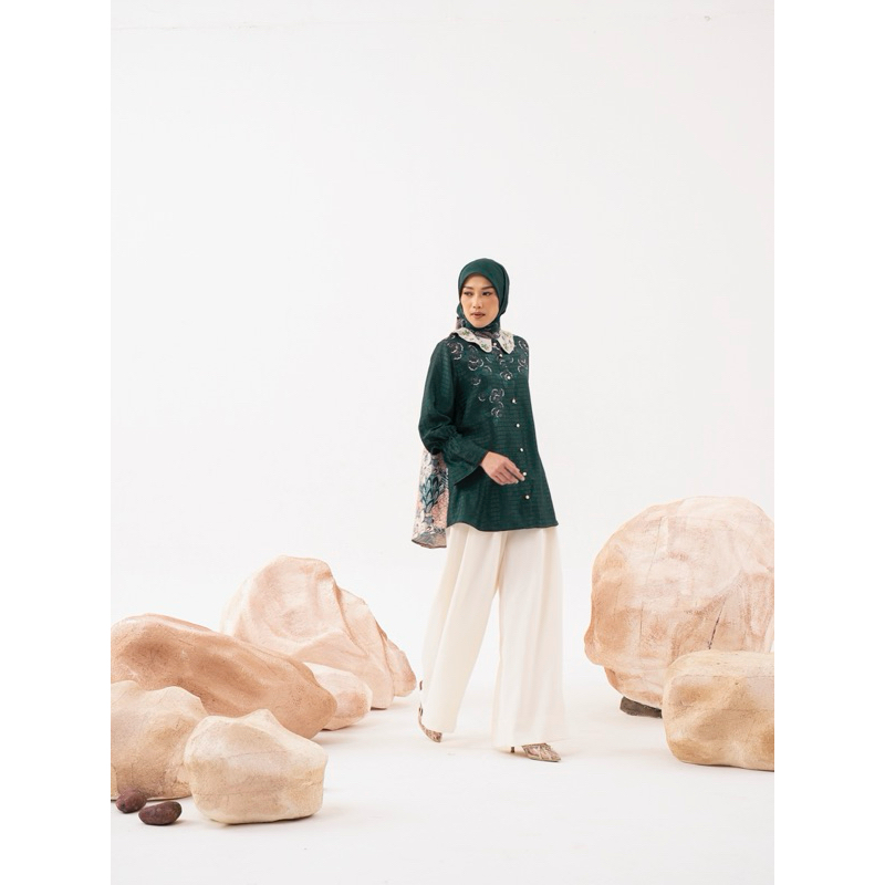 Jual Desyra Top Emerald Green | Aleza Raya 2025 | Shopee Indonesia