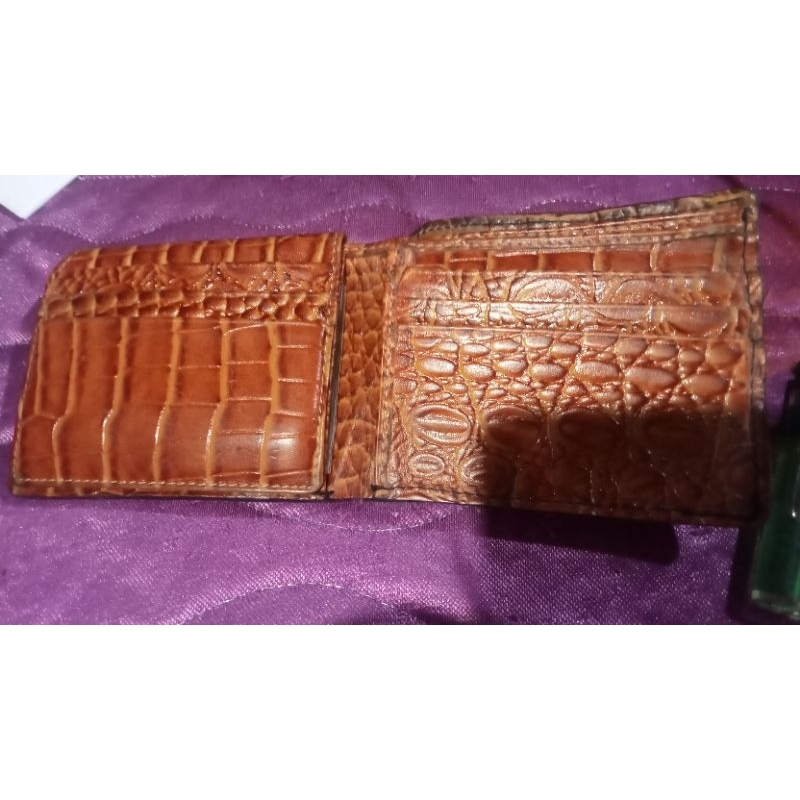 Jual dompet kulit buaya asli second | Shopee Indonesia