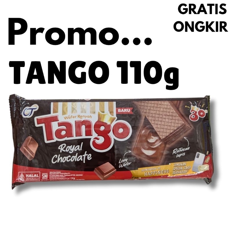 Jual Tango Wafer 110g, wafer tango Rasa Coklat Vanila Tiramisu Biskuit ...