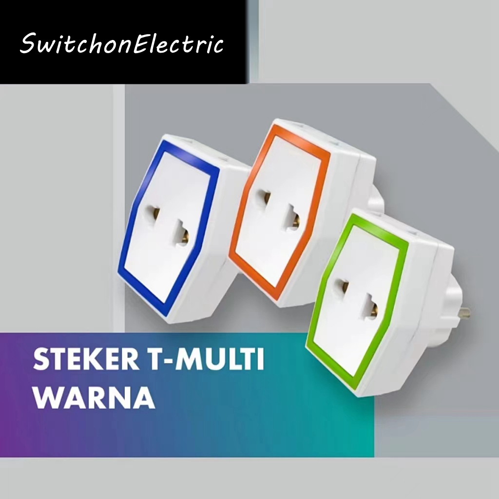 Jual Stop Kontak T 3 Lubang - STM 02 - Multi Steker DV - Hemat Listrik ...