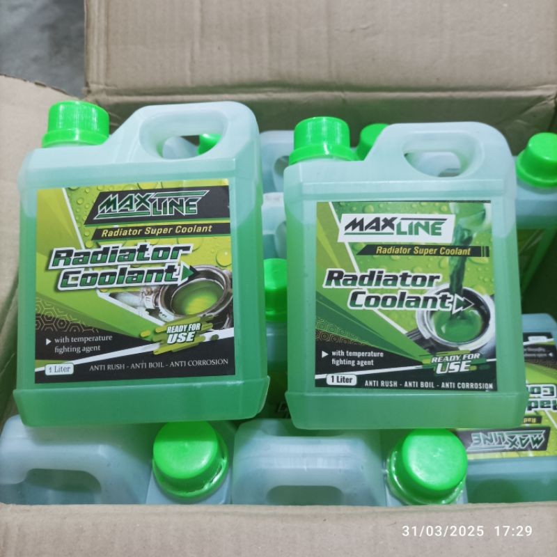 Jual Air Radiator Coolant Cairan Pendingin Radiator Merk Maxline 1Ltr ...