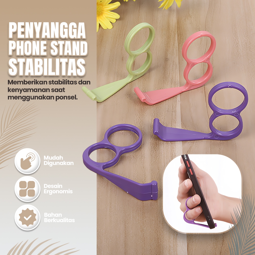 Jual Phone Holder Jari Penyangga Handphone Ring Mobile Phone Penahan ...