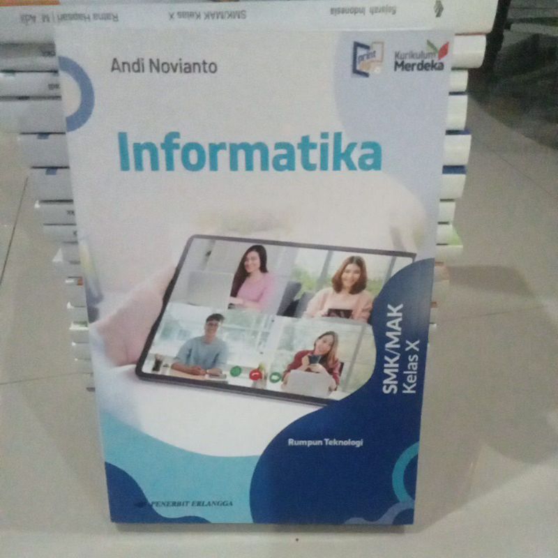 Jual buku informatika kelas 1 /10 SMK Erlangga kurikulum merdeka rumpun teknologi | Shopee Indonesia