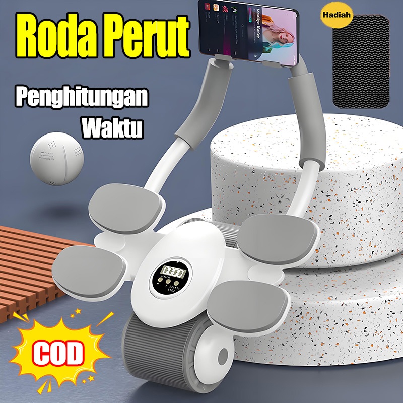 Jual Perut Six Pack Kilat! QIJIAYU Roda Ab Alat Fitness Perut Murah ...