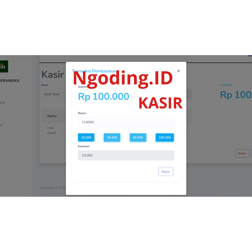 Jual Aplikasi POS Kasir Siap Pakai + Update Gratis via GitHub | Full Source Code & Instalasi ...