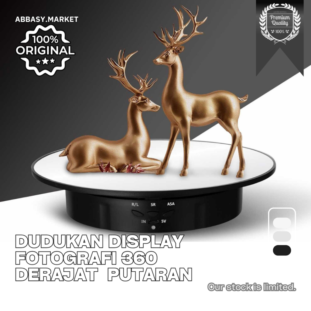 Jual Dudukan Display Fotografi Putar 200mm 3 Kecepatan 360 Derajat Putaran Elektrik | Shopee ...