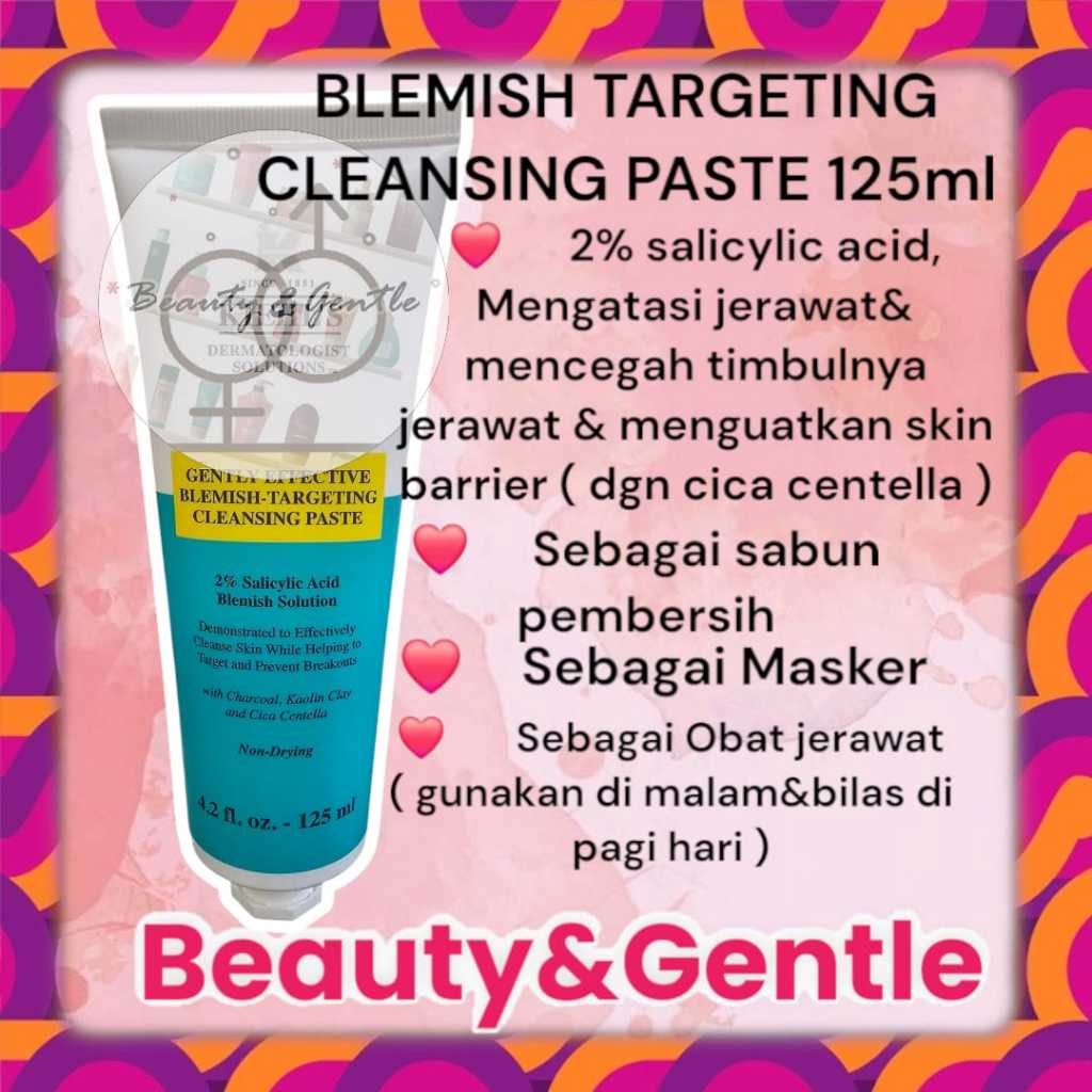 Jual PROMO Kiehls Gently Effective Blemish Targeting Cleansing Paste ...