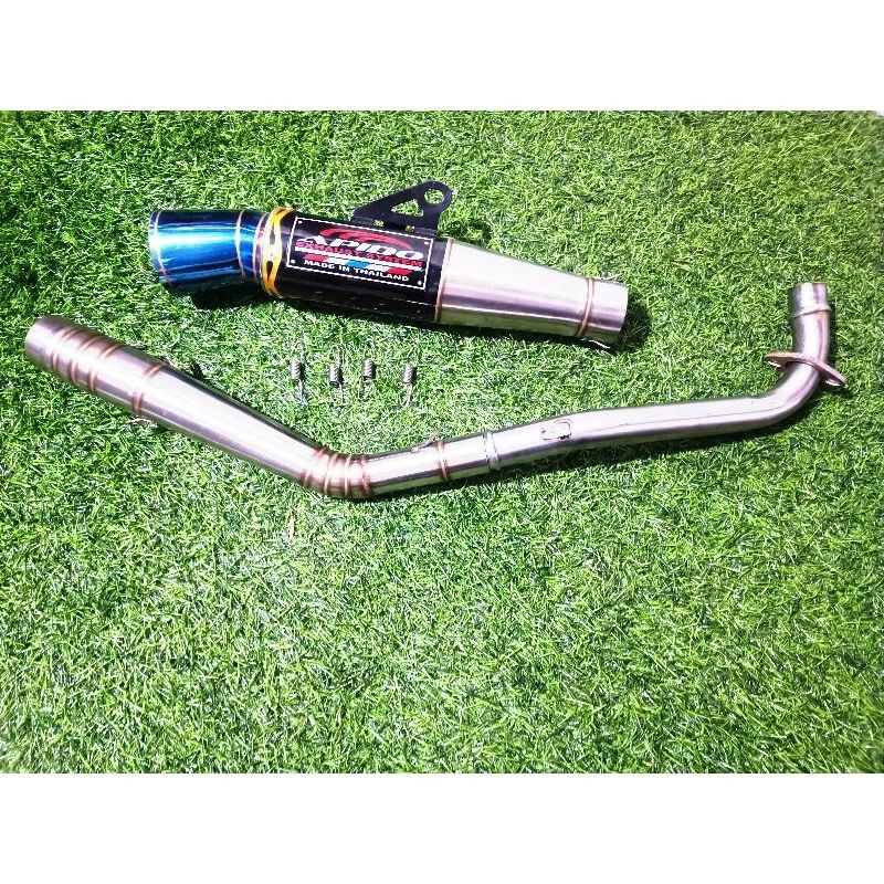 Jual Apindo Pipe canister conical open specs exhaust pipe for Wave 125 ...