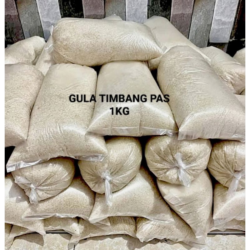 Jual [LIVE EXTRA] GULA PASIR LOKAL TIMBANGAN 1KG PAS | Shopee Indonesia