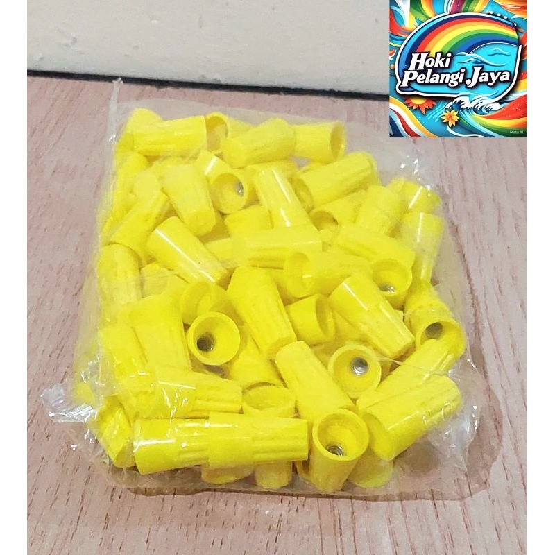 Jual Lasdop Penutup Pengaman Sambungan Kabel putar ulir P4 per 100pc ...