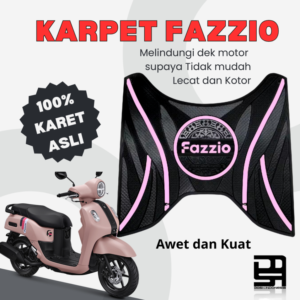 Jual Karpet Motor Fazzio Alas Kaki Motor Bahan Karet Asli Premium Tebal ...