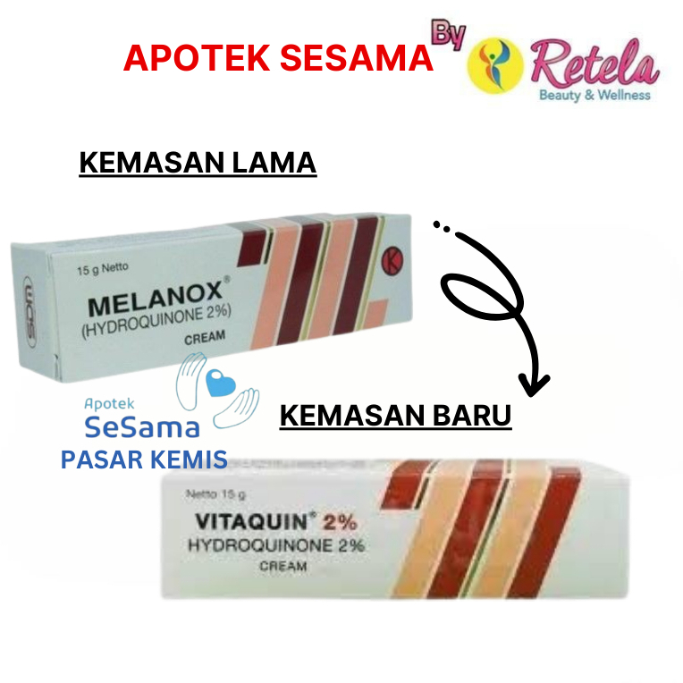 Jual Melanox/Vitaquin 2% Cream 15 GRAM | Shopee Indonesia