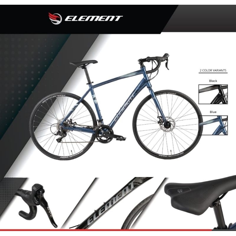 Jual Sepeda Balap Roadbike Element FRC 38 Alloy 2x9 Speed | Shopee ...