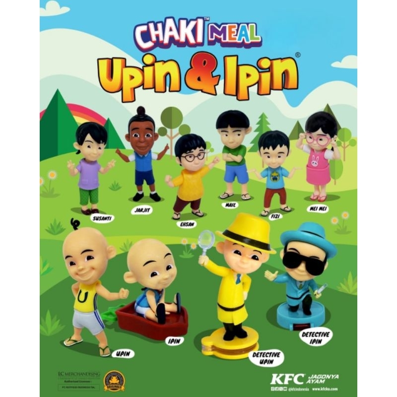 Jual KFC Official Mainan Chaki Kids Meal Upin & Ipin | Shopee Indonesia