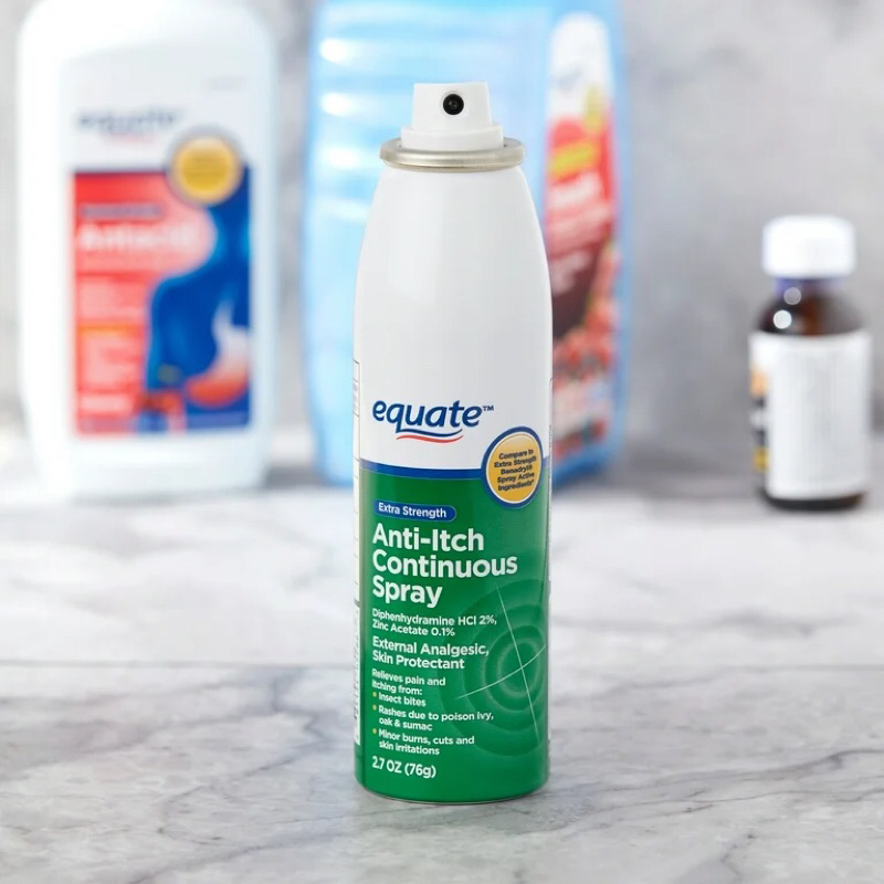 Jual Equate USA Extra Strength Anti-Itch Continuous Spray - Anti Gatal ...