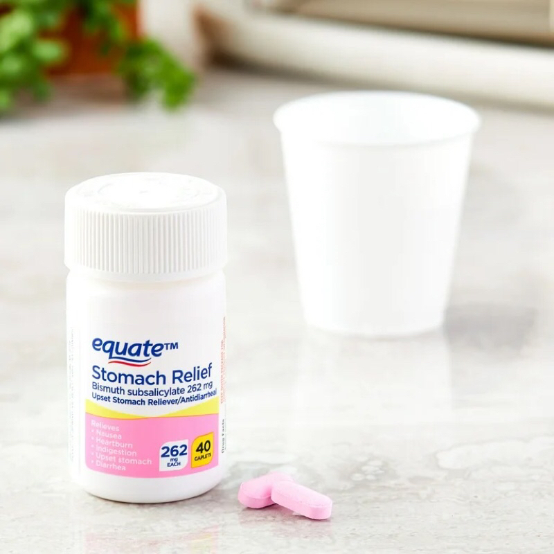 Jual Equate USA Bismuth Subsalicylate Upset Stomach and Diarrhea Relief ...