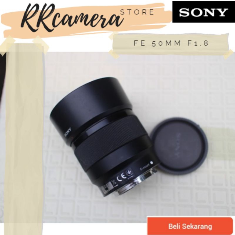 Jual Lensa Fix Sony FE 50mm F1.8 Mulus + Garansi Toko | Shopee Indonesia