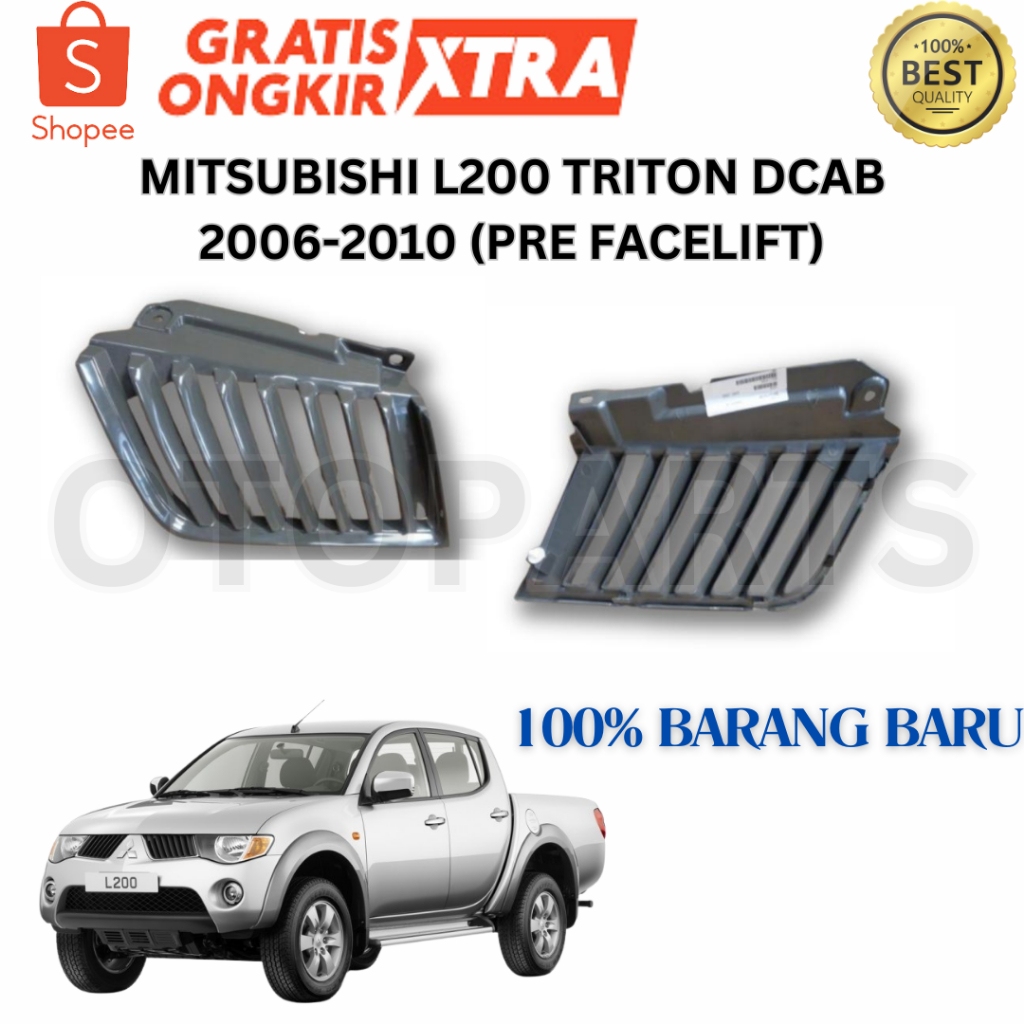 Jual GRILLE GRILL RAMBANG RADIATOR TRITON DOUBLE CABIN 2006 2007 2008 ...