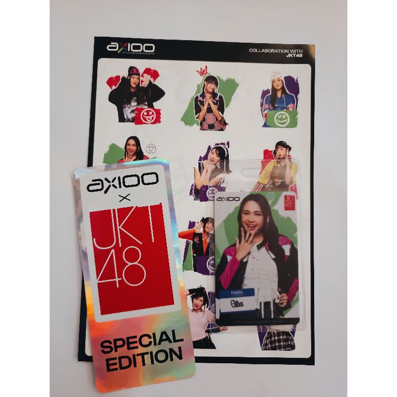Jual PC Gita JKT 48 x Axioo Special Edition Official TTD Sticker Set ...