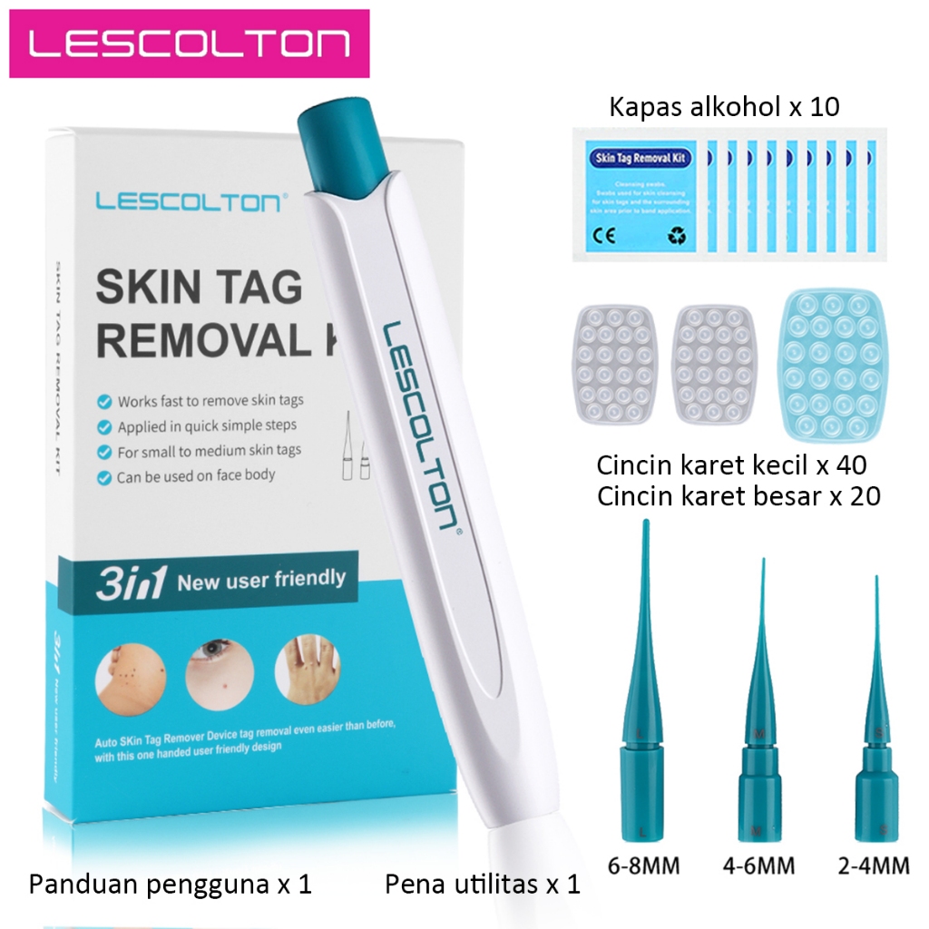 Jual Skin Tag Removal Kit Penghapusan Tag Kulit Otomatis 2-9mm Tag ...
