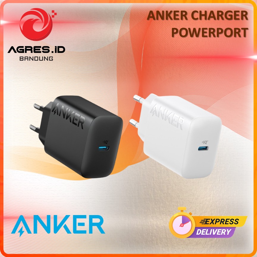 Jual ANKER CHARGER POWERPORT 20W ADAPTER USB-C FAST CHARGING A2347 ...