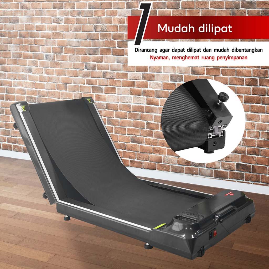 Jual [FREE 3 GIFT] BUY 1 GET 4 Treadmill Elektrik Lipat Portable ...