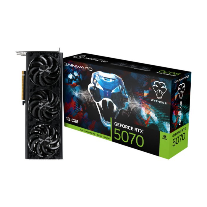 Jual VGA GainWard GEFORCE RTX 5070 12GB PYTHON III GDDR7 - Gainward RTX ...
