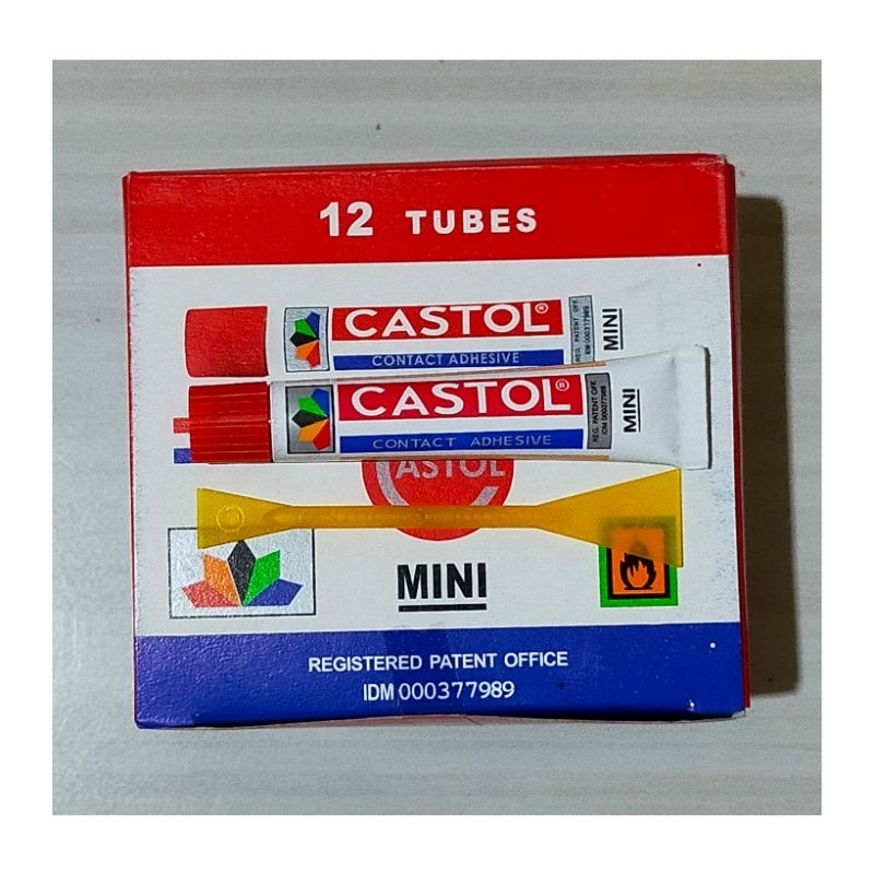 Jual Lem Castol Mini 14cc 1 pack Isi 12 pcs | Shopee Indonesia