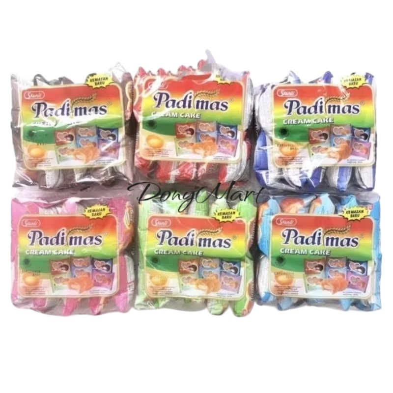 Jual Padimas Cream Cake Banyak Rasa Semua Varian 1 Pack Isi 10 Pcs ...