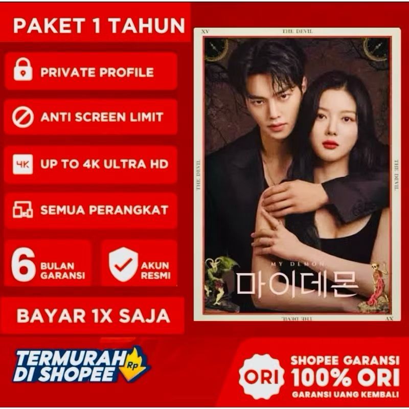 Jual NETFLIXX PRIVATE PREMIUM 1 BULAN, TANPA VPN, FULL GARANSI, ANTI SCREEN LIMIT, SUPPORT ...