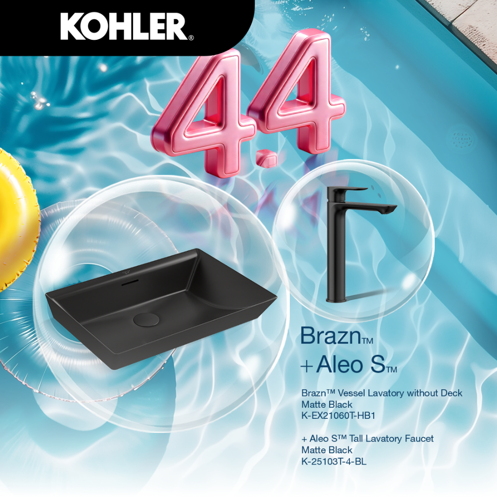 Jual (4.4: READY STOCK) KOHLER Brazn Wastafel / Vessel Lavatory without ...