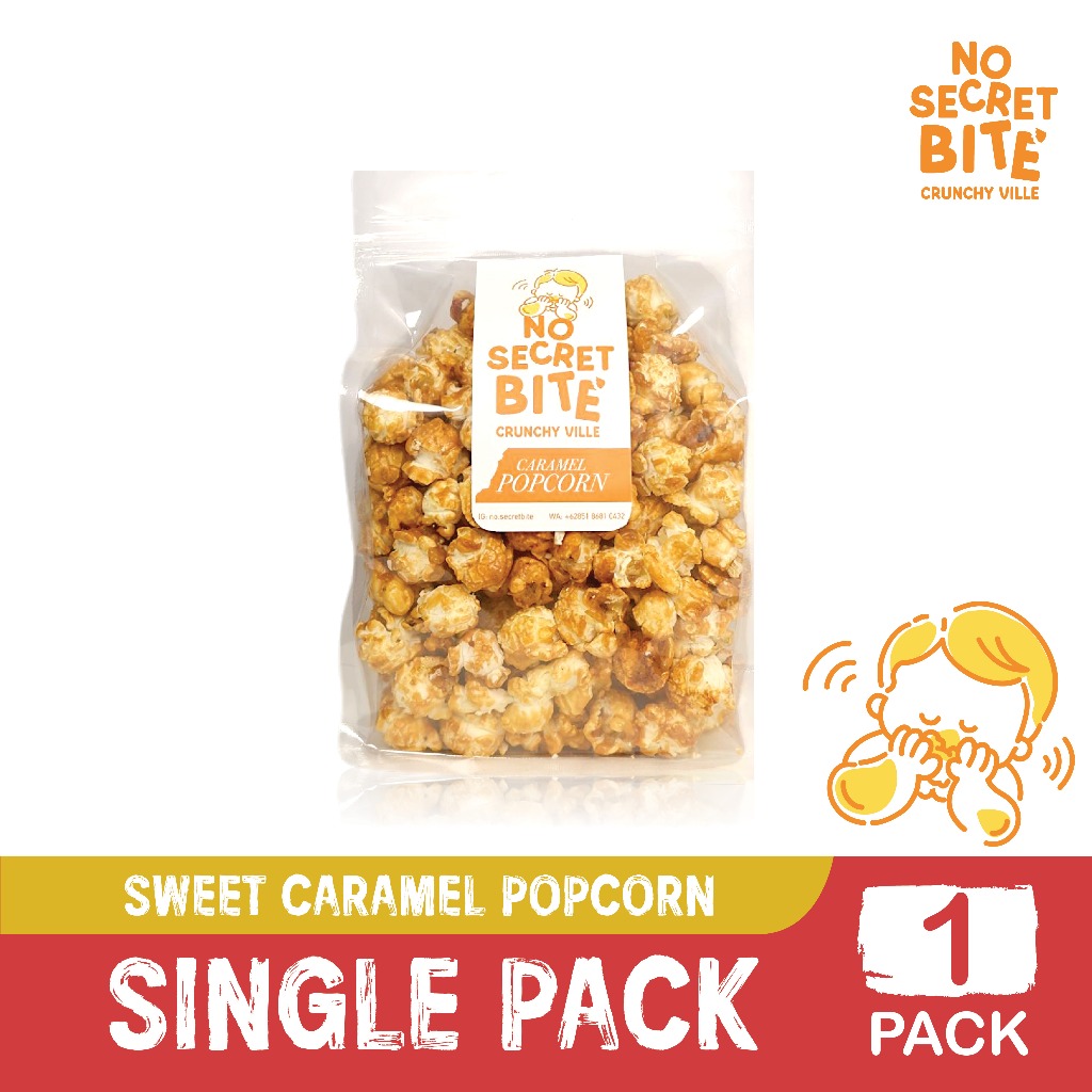 Jual NO SECRET BITE - Makanan Ringan Snack Jagung Pop Corn Caramel ...