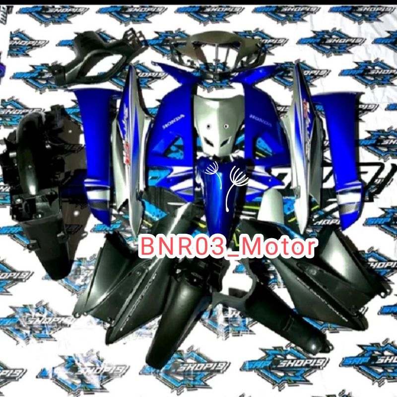 Jual Full Body Halus Kasar Supra Fit New Fit X Fit S Biru Silver Plus ...