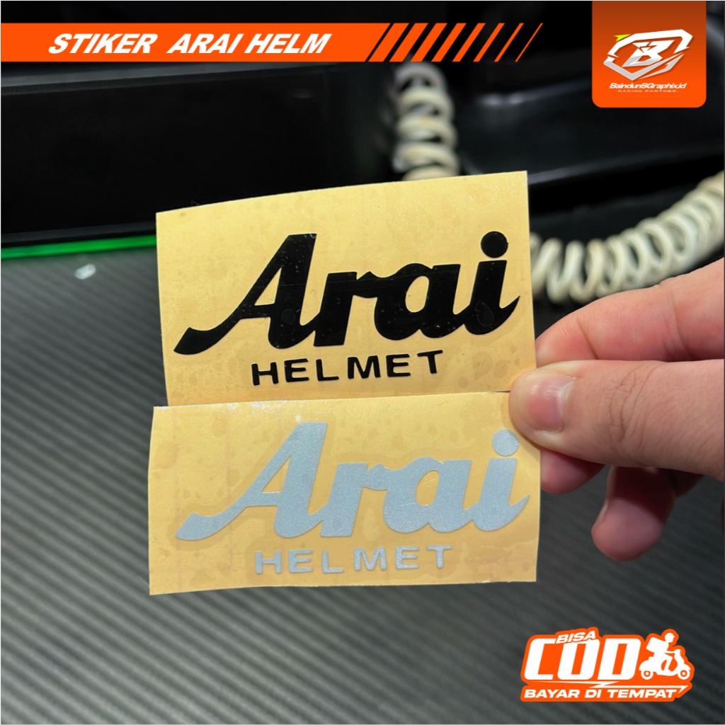 Jual STIKER STICKER HELM LOGO ARAI POLOS CUTTING | Shopee Indonesia