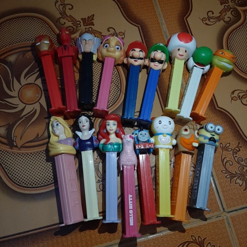 Jual figure pez karakter original princess disney ariel mermaid ...