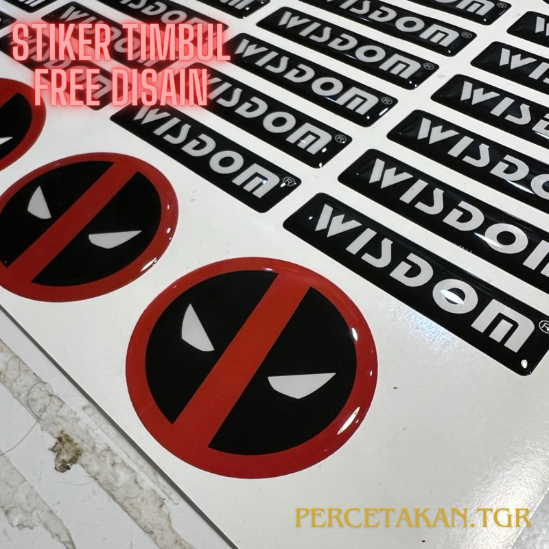 Jual Custom Stiker Timbul Lentur Sticker Resin Emblem Timbul | Shopee ...