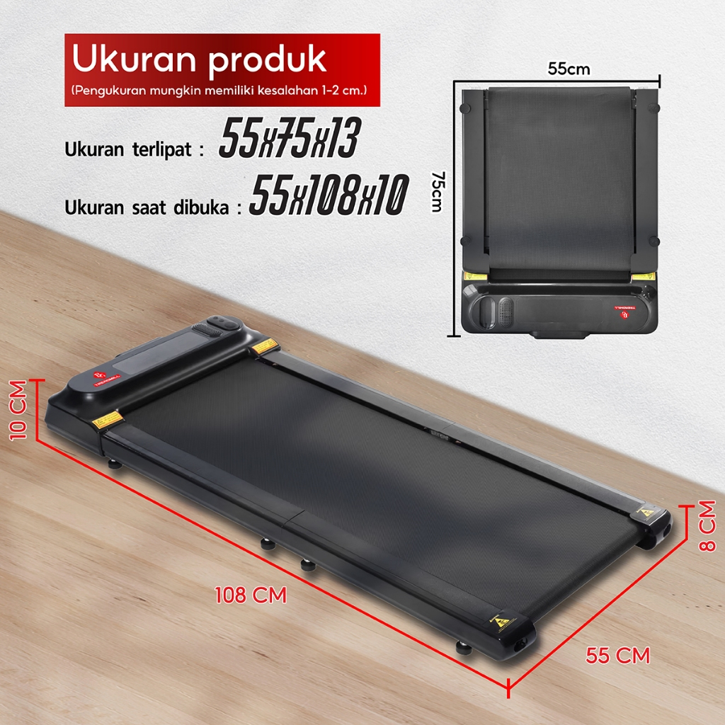 Jual 【Promo】【Festival Gaji Day 】Treadmill Listrik Lipat Elektrik ...