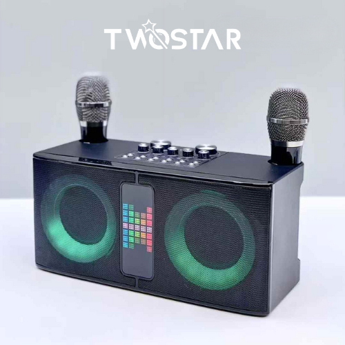 Jual TWOSTAR TS-212 Mic Speaker Karaoke Set Bluetooth 2 Microphone ...