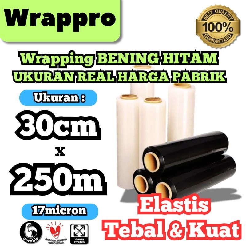 Jual Plastik Wrapping Barang Stretch 30x250 Film | Shopee Indonesia
