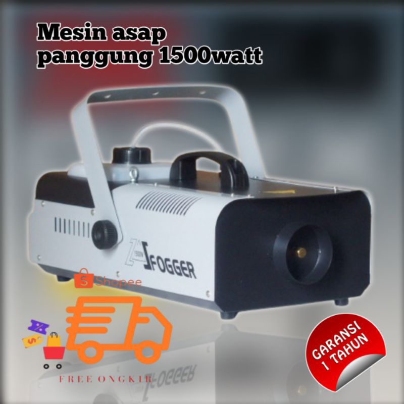 Jual Mesin asap panggung 1500watt asap tebal | Shopee Indonesia