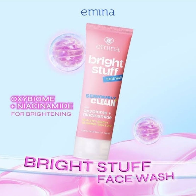 Jual EMINA BRIGHT STUFF FACE WASH SABUN CUCI MUKA EMINA FACE WASH EMINA ...