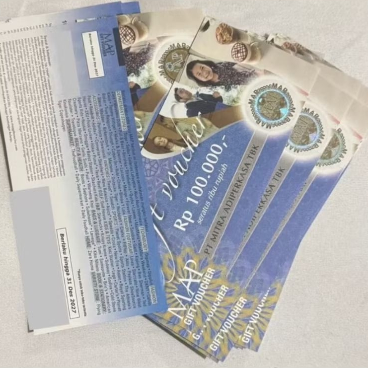 Jual voucher MAP 100.000 total 1 juta (paket) | Shopee Indonesia