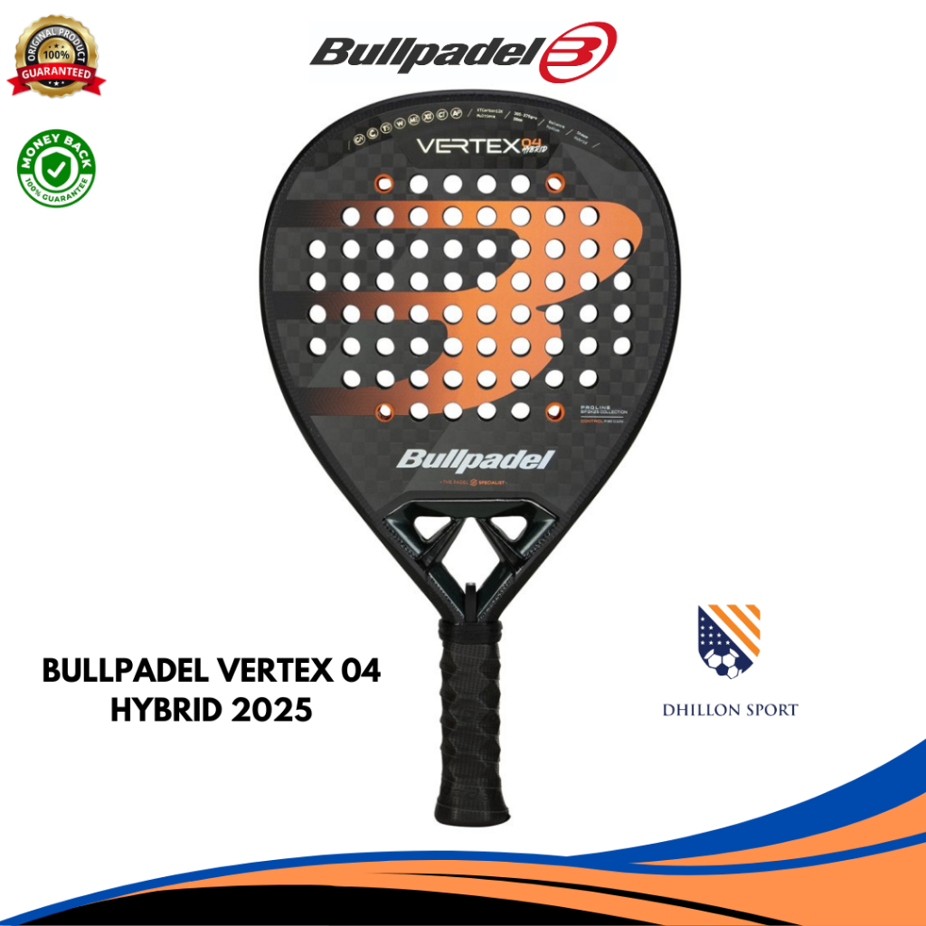 Jual Padel Racket Bullpadel VERTEX 04 Hybrid 25 | Raket Padel Bullpadel ...