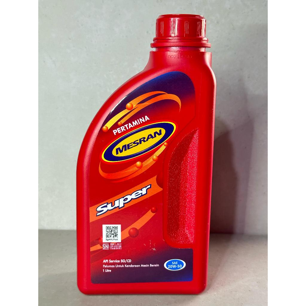 Jual PELUMAS OLI MESRAN SUPER 1L OLI PERTAMINA MESRAN SUPER 1LITER ...