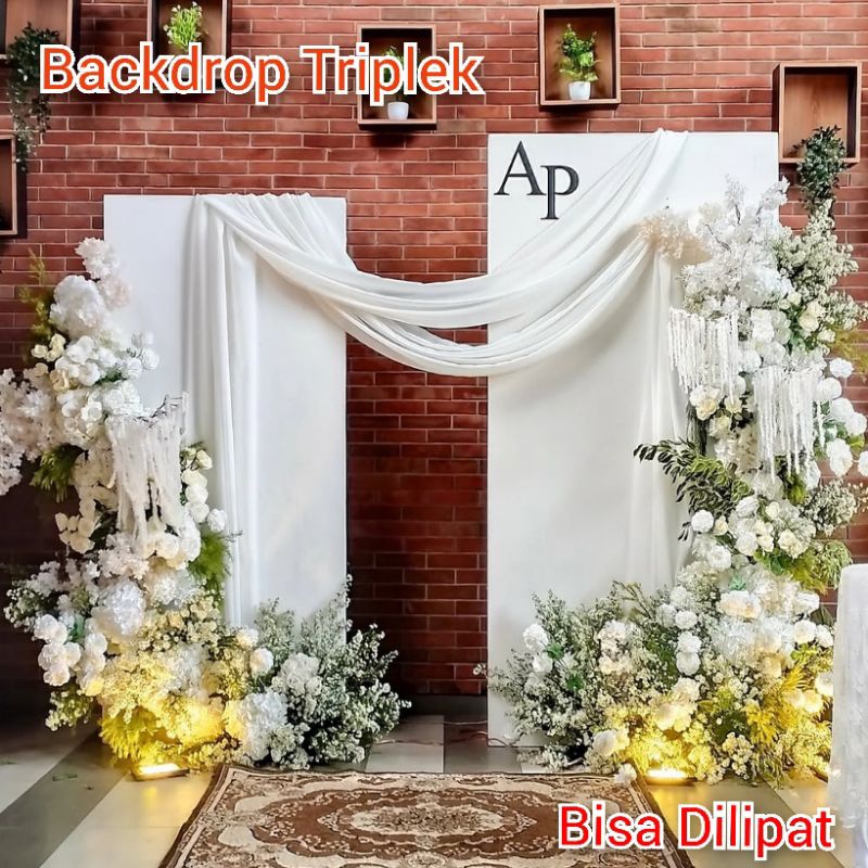 Jual backdrop Bahan triplek pelengkap dekorasi | Shopee Indonesia
