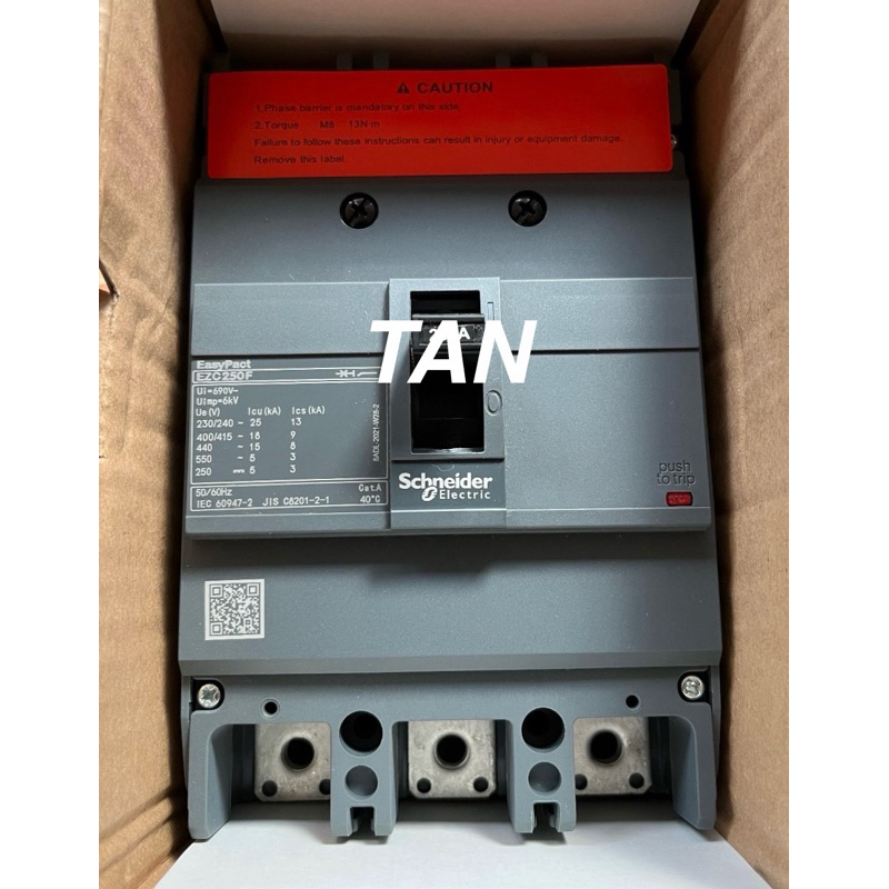 Jual MCCB EZC250F 250A/225A/200A/160A/125A 3P SCHNEIDER | Shopee Indonesia