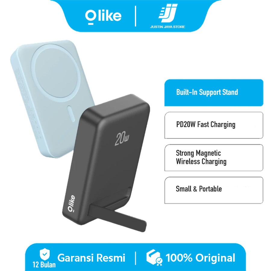 Jual OLIKE Powerbank P302 Magnetic Wireless Quick Charge 10000mAh ...