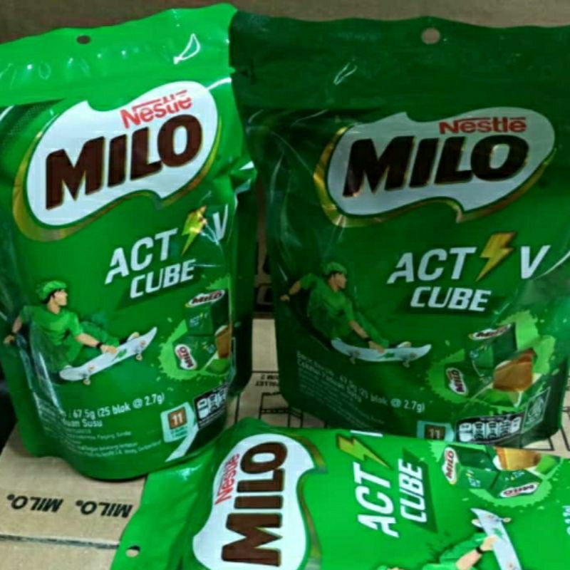 Jual MILO AKTIF CUBE isi 25 pcs | Shopee Indonesia