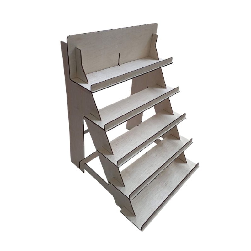 Jual RAK DISPLAY 3MM 5 SUSUN 35 X 36 X 46 CM BONGKAR PASANG | Shopee ...