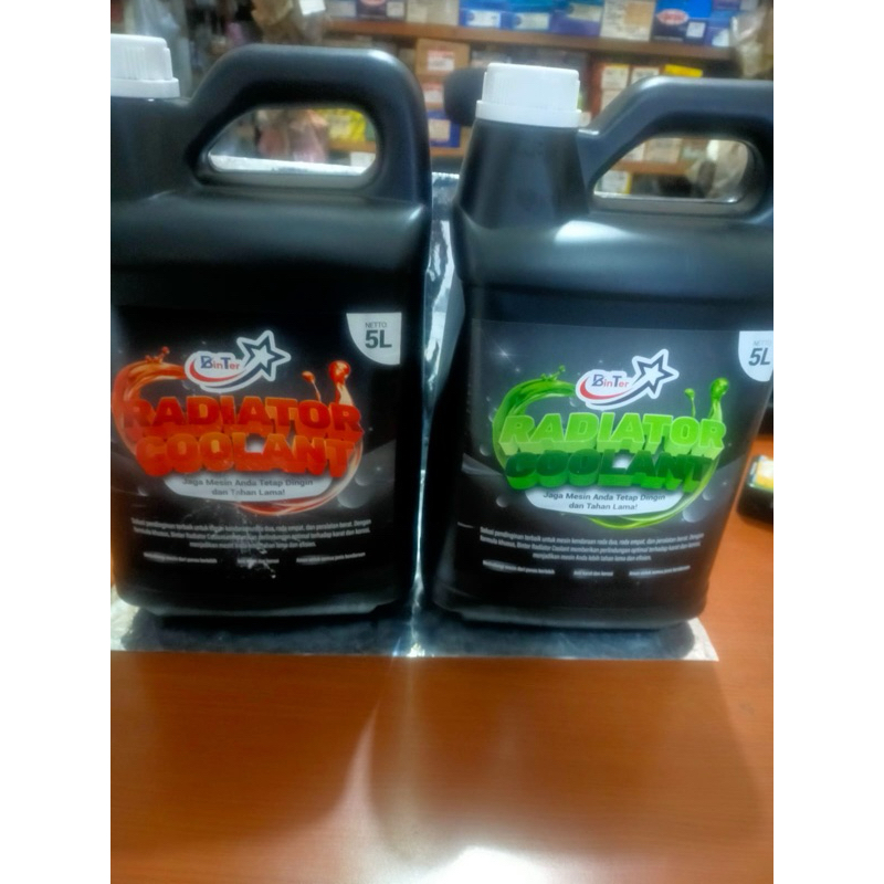 Jual Air Radiator/ Coolant Warna Merah/Hijau 5L | Shopee Indonesia